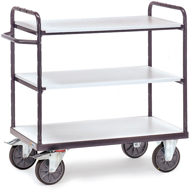 ESD-Etagewagen Laadvlak 850 x 500 mmTot 600 kg, met 3 etages ...
